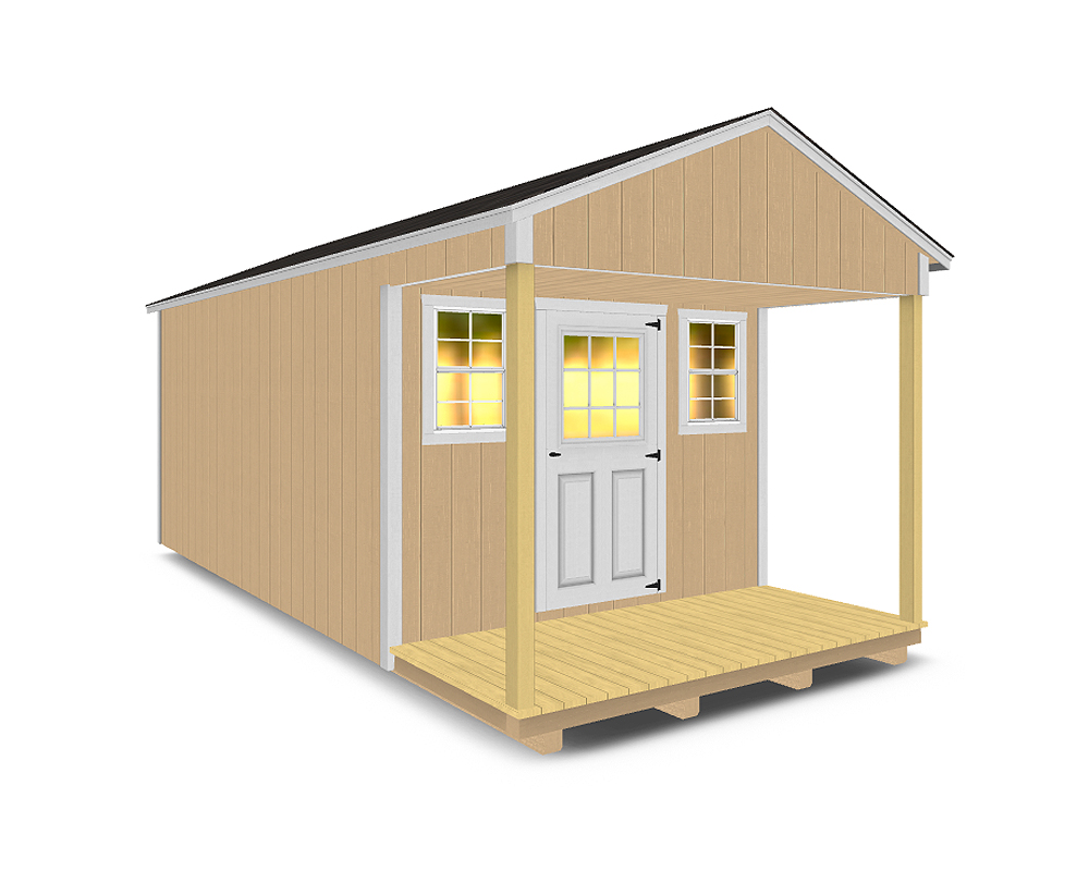 Shed With Front Porch - Shed Crafters